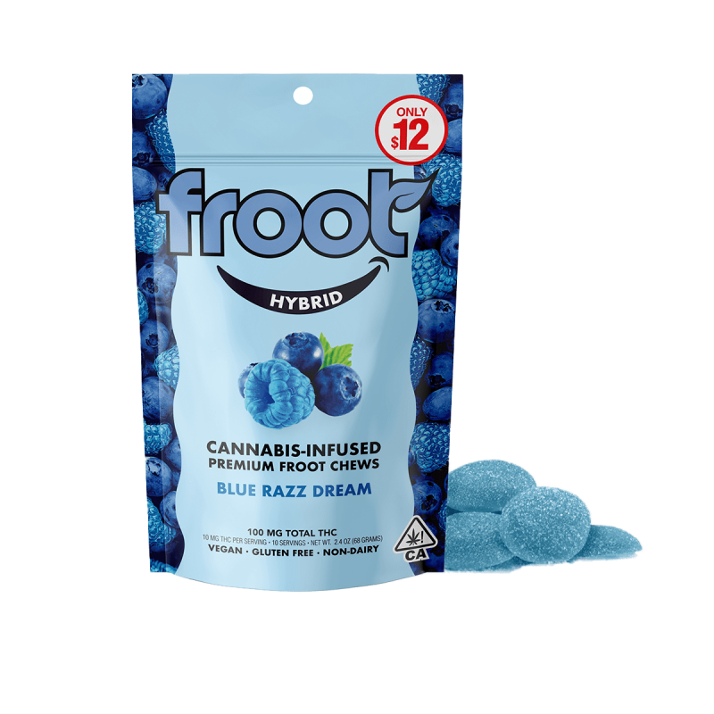 Froot 10 Pack Gummies – Grape Ape 100mg – Chyll.com