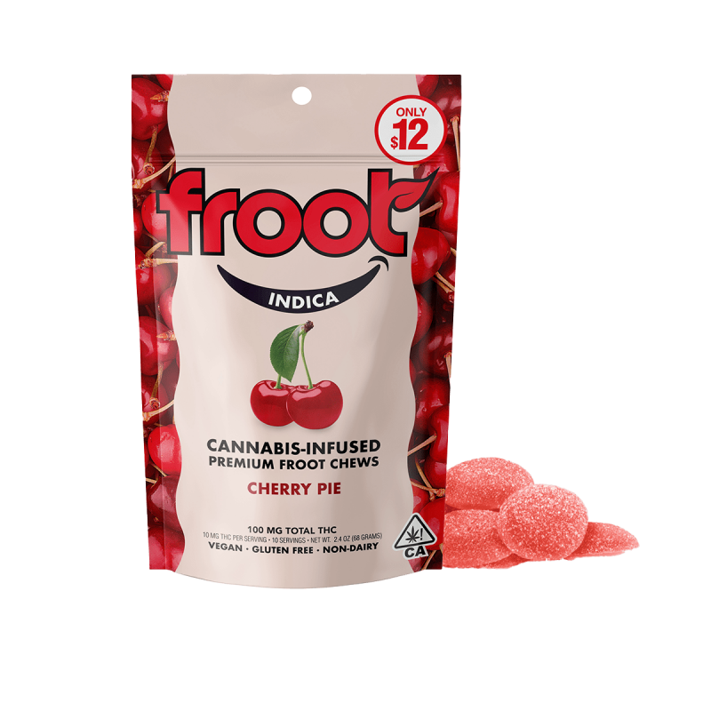 Froot 10 Pack Gummies – Cherry Pie 100mg – Chyll.com