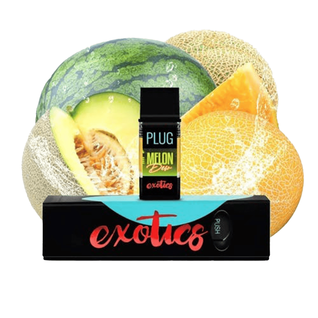 PLUGplay Exotics Cartridge – Melon Dew 1g – Chyll.com