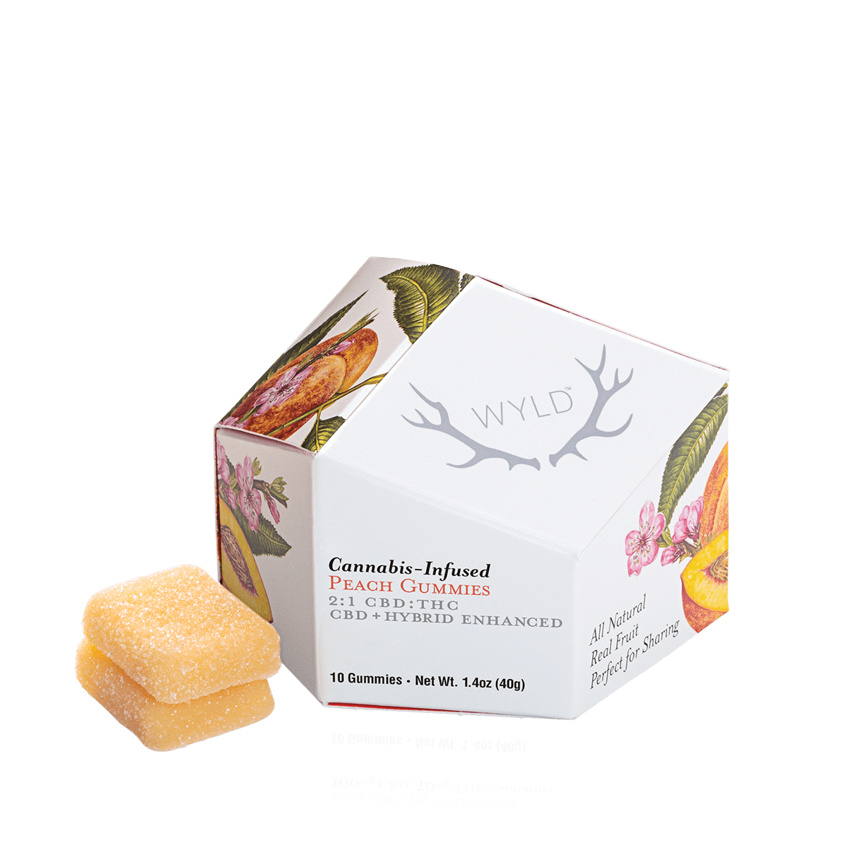 WYLD 10 Pack 2:1 CBD + Hybrid Peach Gummies – Chyll.com