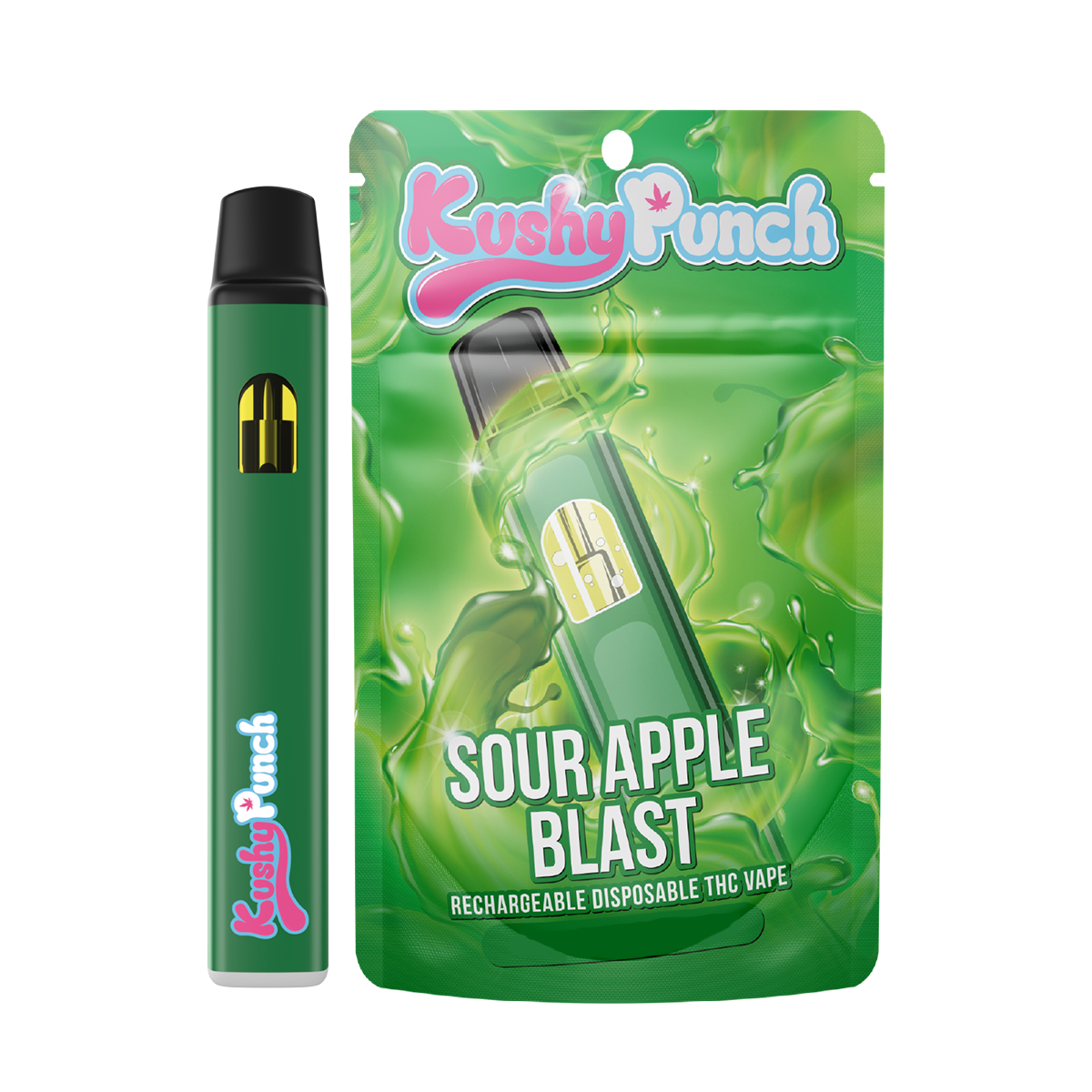 Kushy Punch Disposable Cartridge – Fresh Lemonade 1g – Chyll.com