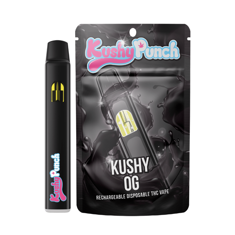 Kushy Punch Disposable Cartridge – Kushy OG 1g – Chyll.com