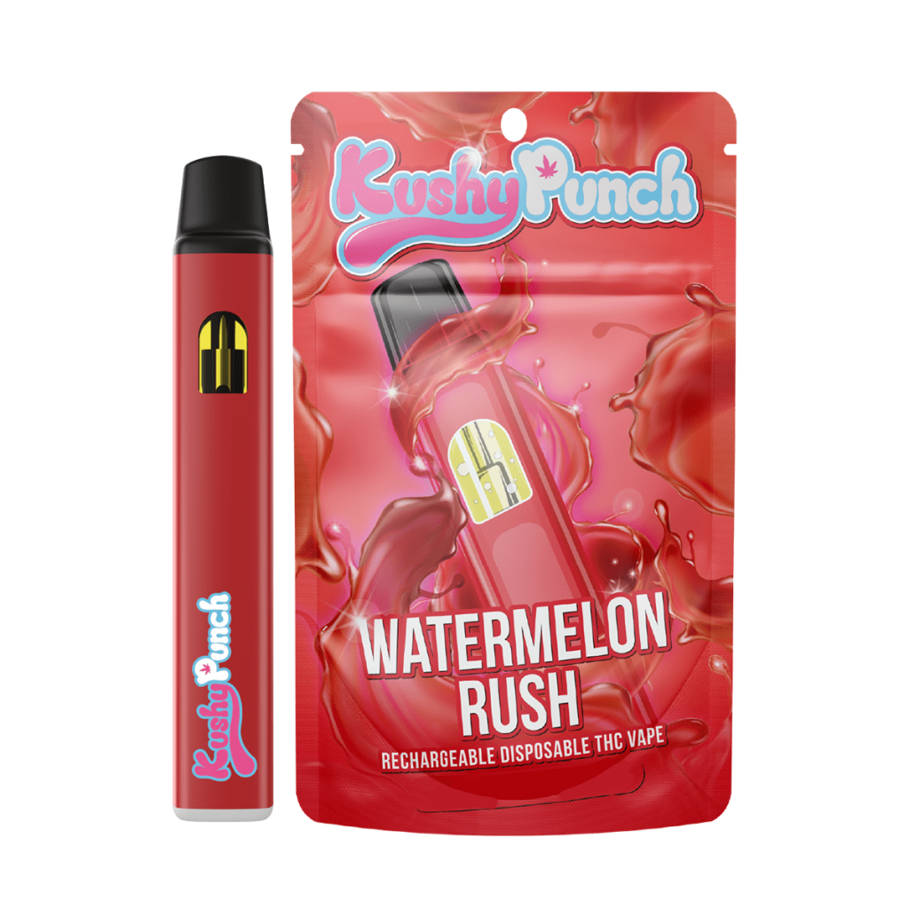 Kushy Punch Disposable Cartridge – Watermelon Rush 1g – Chyll.com
