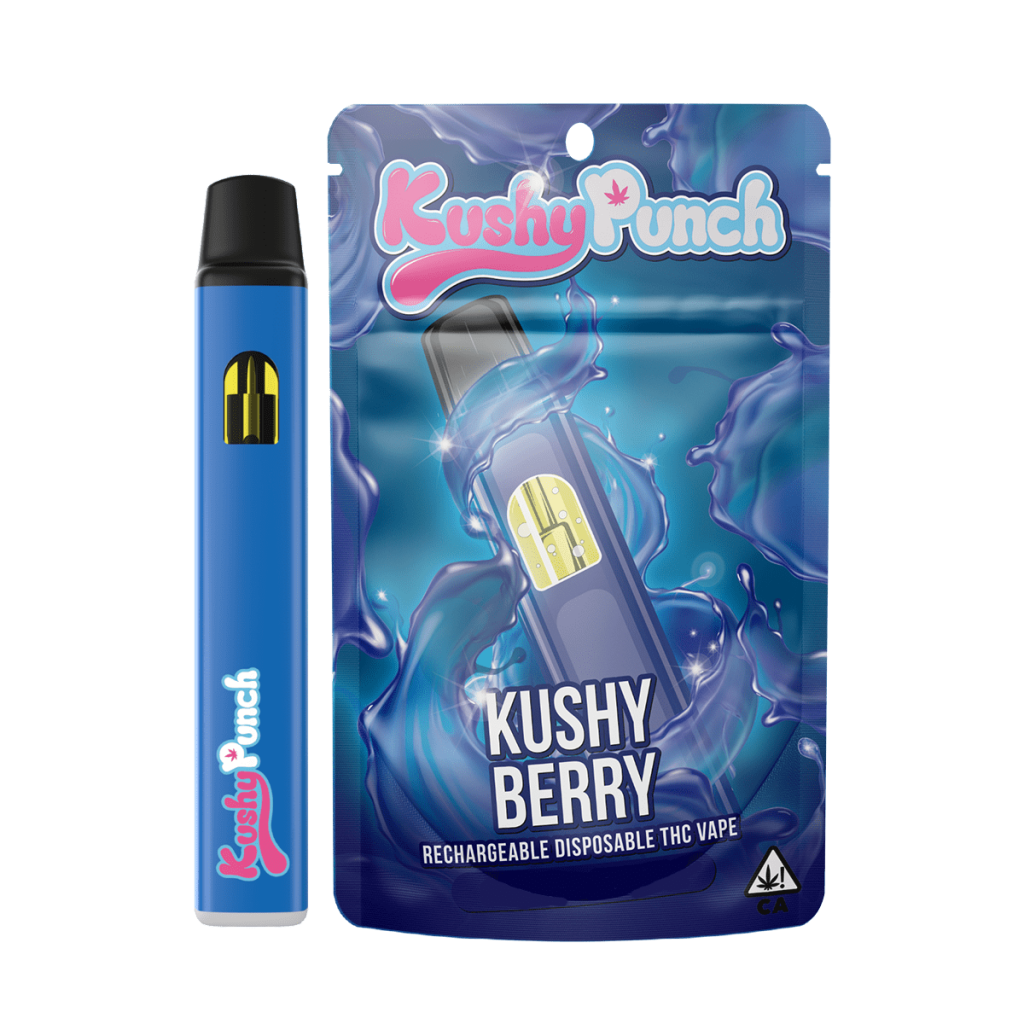 Kushy Punch Disposable Cartridge – Kushy Berry 1g – Chyll.com